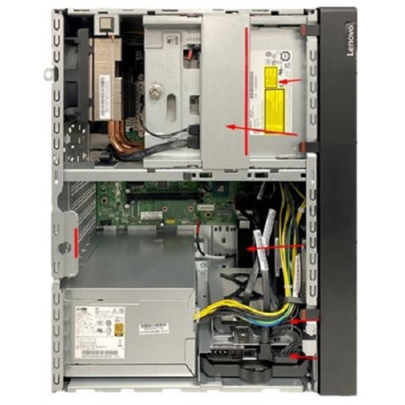 Serveur Tour Lenovo ThinkSystem ST50 V2 Xeon E-2324G / 2x 2 x 960 Go ...