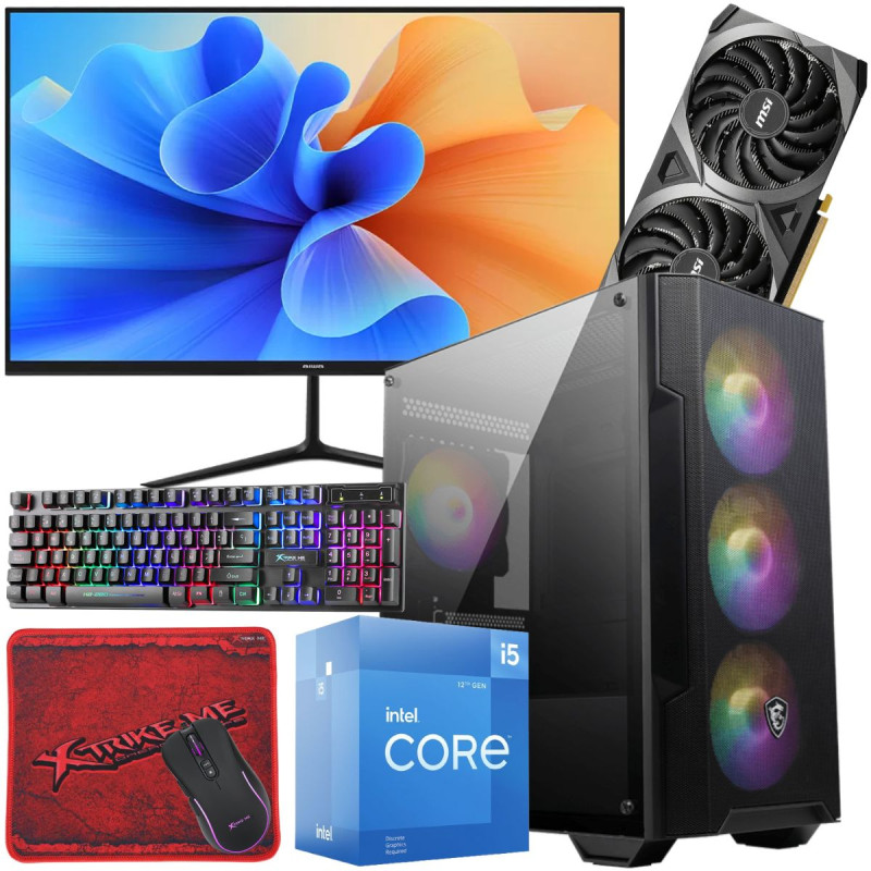 Setup Gamer Special Pc de Bureau Gaming / i5-12400F / RTX 3060 12G / 16 ...