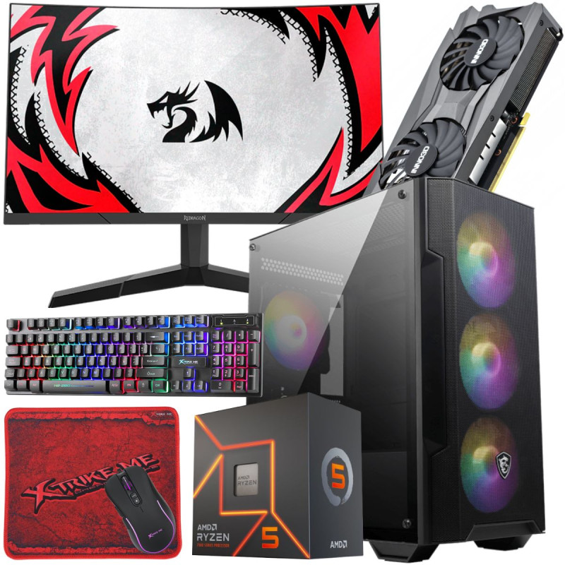 Setup Gamer SPECIAL Pc de Bureau Gaming / Ryzen 5 7600 / RTX 3060 12G ...