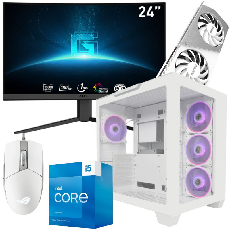 Setup Gamer WHITE-SPECIAL Pc de Bureau Gaming / i5-13400F / RTX 4060 Ti ...