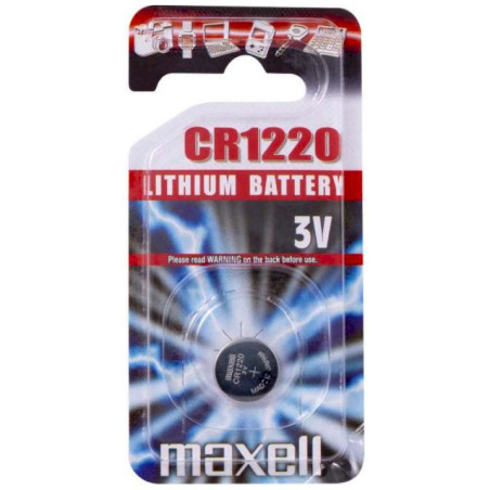 Pile bouton Maxell LITHIUM CR CR1220 3V