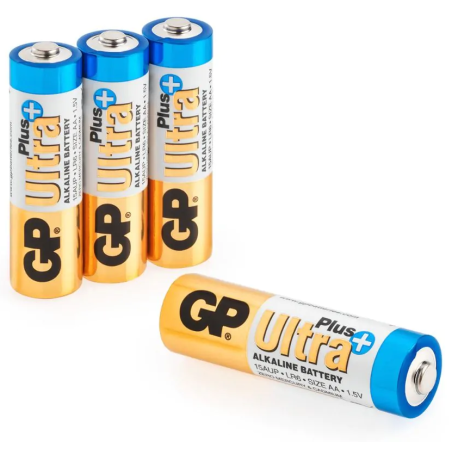 4x Piles GP Ultra Plus Alkaline AA 1.5 V