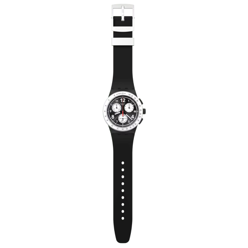 Montre Mixte Unisexe Swatch NOTHING BASIC ABOUT BLACK SUSB420 / Noir