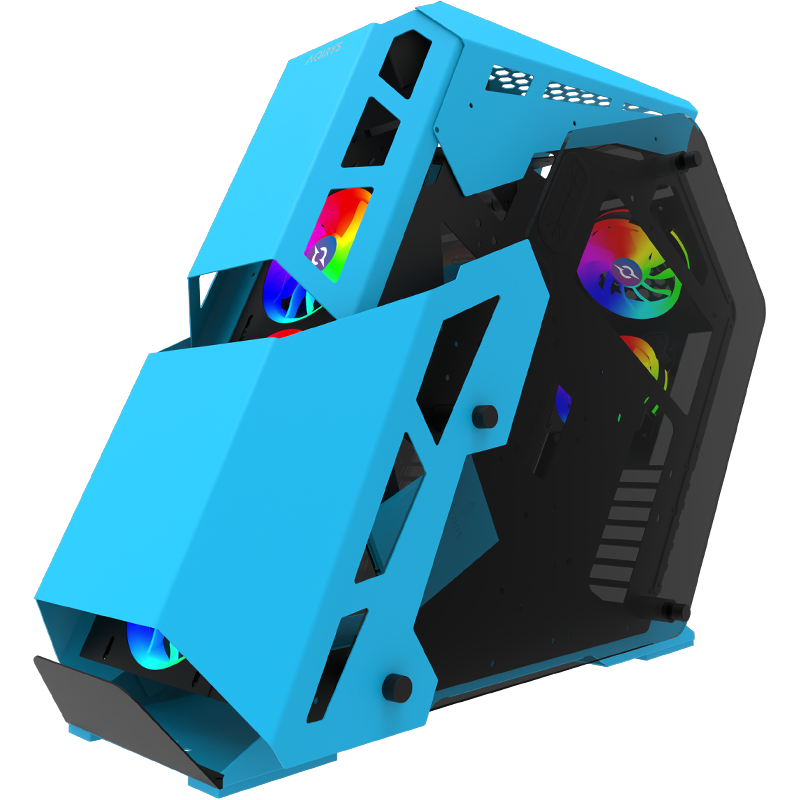 Boîtier Gamer AQIRYS Procyon Moyen Tour / Bleu