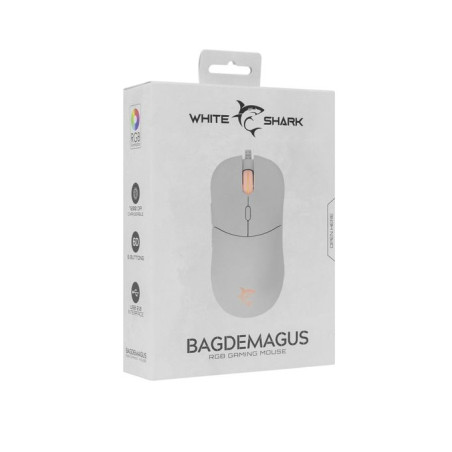 Souris Gamer White Shark BAGDEMAGUS GM-5010W/ Blanc