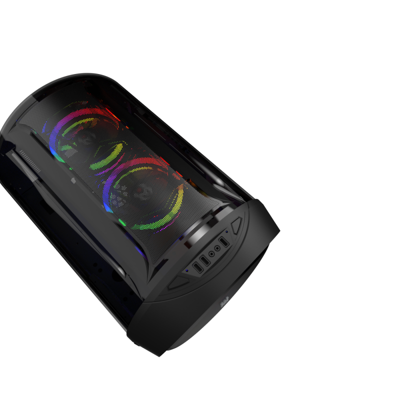 Boîtier Gamer Mred Warship Mini Tour / Noir