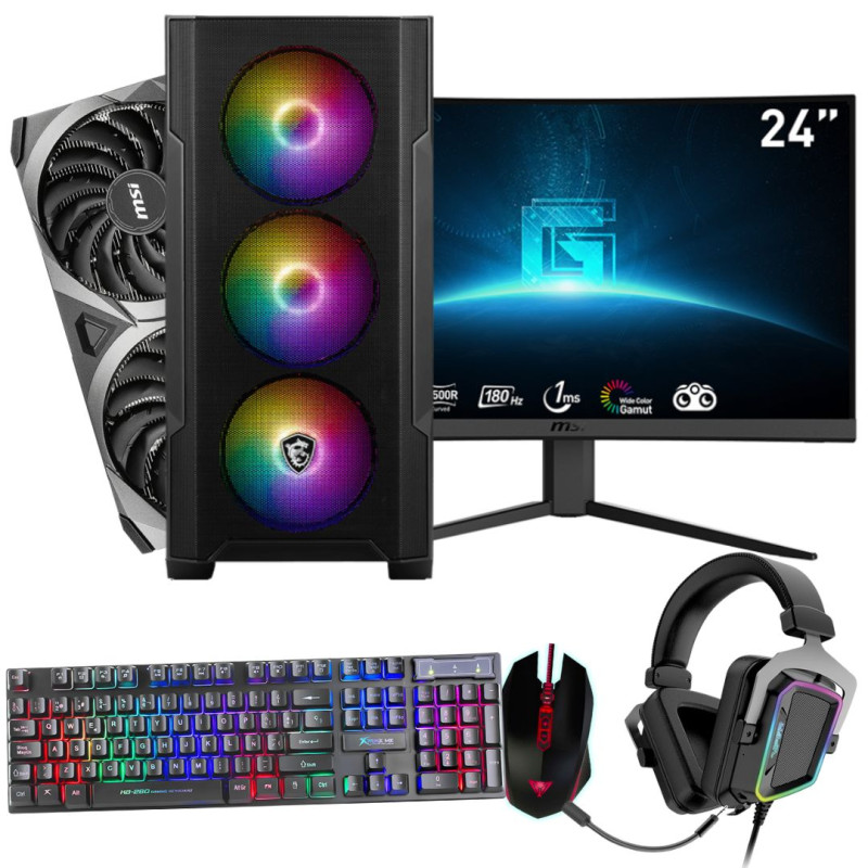 Pc Gaming Full SETUP MSI / AMD Ryzen 7 5800X / RTX 3060 12G / 32 Go ...