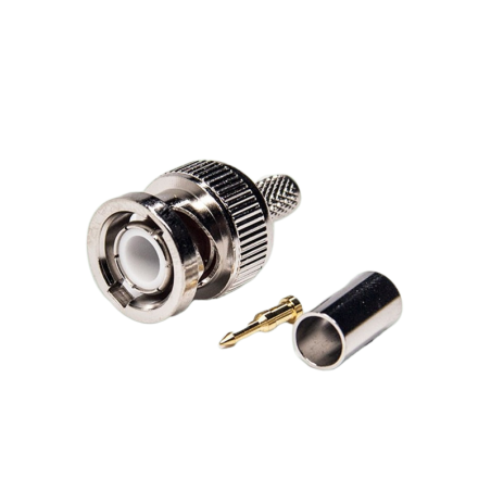 Connecteur BNC à sertir pour câble coaxial