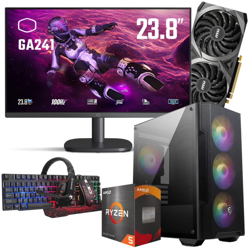 Setup Gamer Special Pc de Bureau Gaming / Ryzen 5 3600 / RTX 3050 8G ...