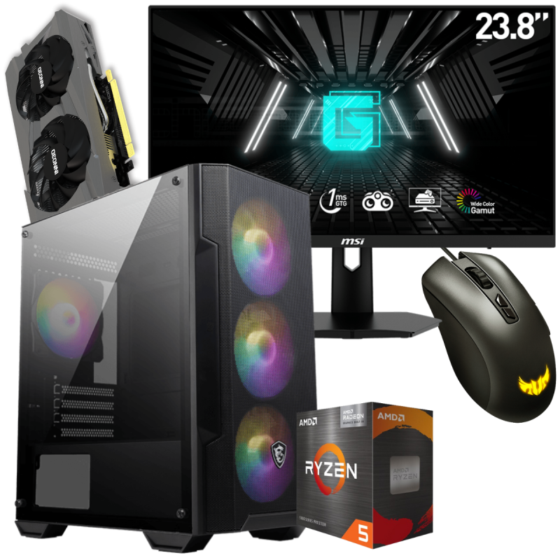 Setup Gamer Special Pc de Bureau Gaming / Ryzen 5 5600X / RTX 3050 8G ...