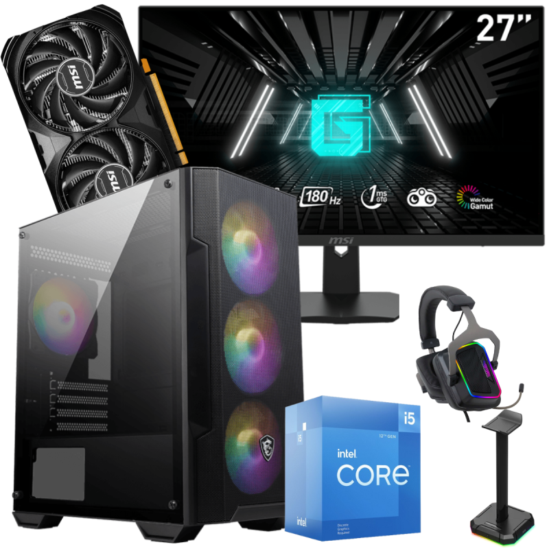 Setup Gamer Special Pc de Bureau Gaming / i5-12400F / RTX 4060 8G / 16 ...