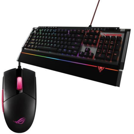 Pack Clavier et Souris gaming Patriot VIPER + Asus