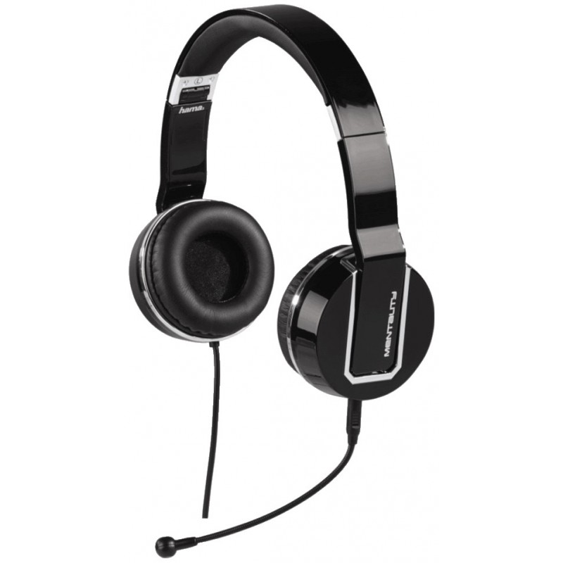 Casque-micro Hama "Mentality" / Noir