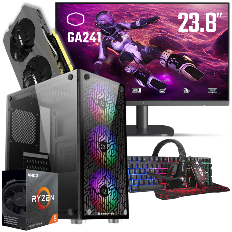 Setup Gamer Special Pc de Bureau Gaming / Ryzen 5 5600 / RTX 3050 8G ...