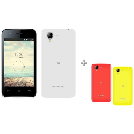 Evertek EverGlow D40 /3G/Double SIM Couleur Blanc + Puce DATA Ooredoo ...