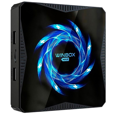 BOX TV ANDROID Alphasat WINBOX MAX 8K 4 GO / 32 GO / NOIR + 4 ABONNEMENTS