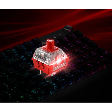 Clavier Gaming Mécanique MSI VIGOR GK71 SONIC AZERTY / Red Switches