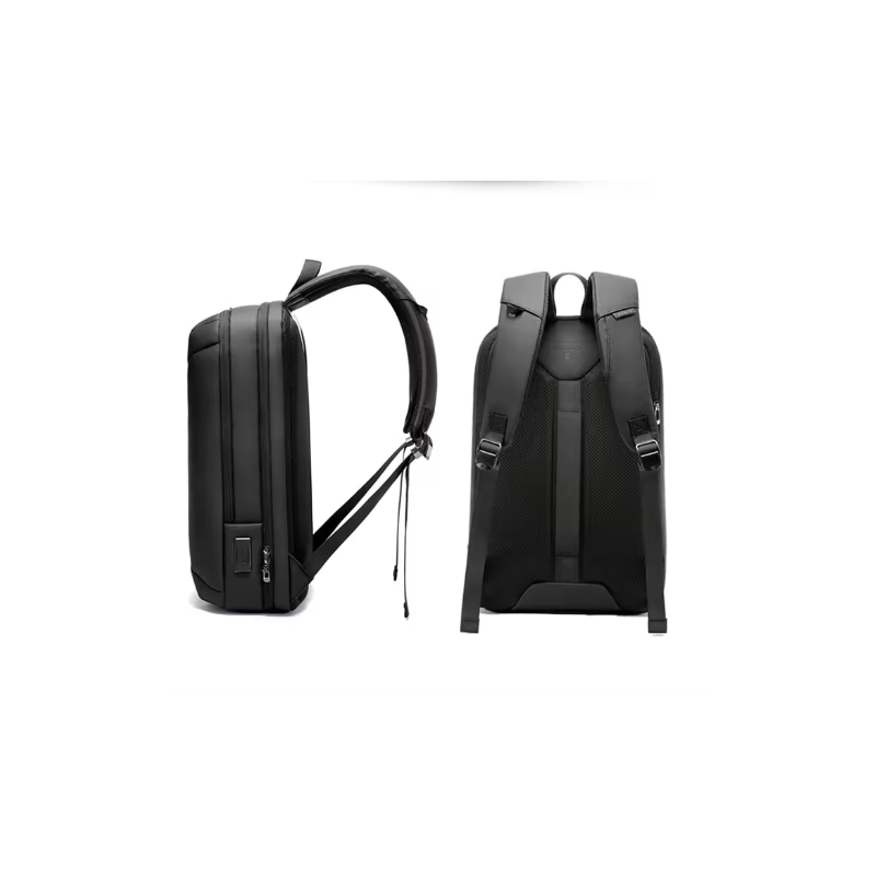 SAC A DOS BANGE BG035 15.6" / CUIR NOIR