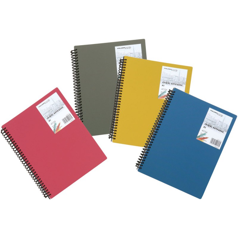 Cahier 80 pages A4 Foldermate / Gris