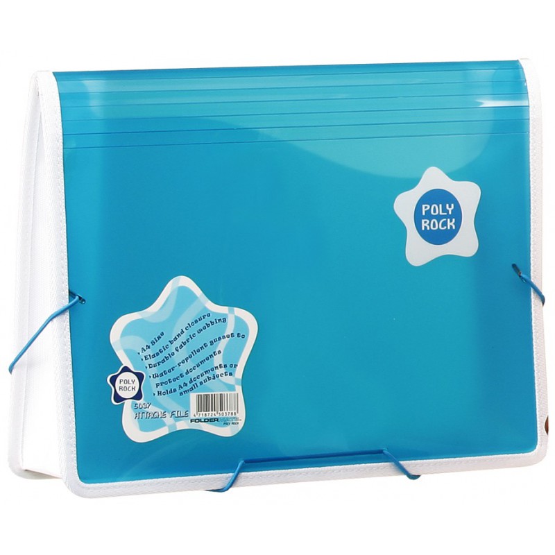 Chemise extensible A4 Foldermate / Bleu