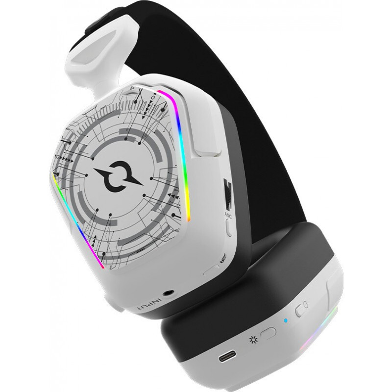 CASQUE MICRO GAMER Sans Fil ALNAIR AQIRYS / Blanc