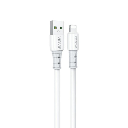 CABLE CHARGEUR VIDVIE CB4020 1.2 M / 30W / IPHONE