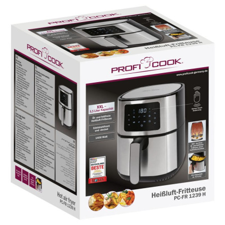 AirFryer PROFICOOK PC-FR1239H / 5.5L / NOIR & SILVER