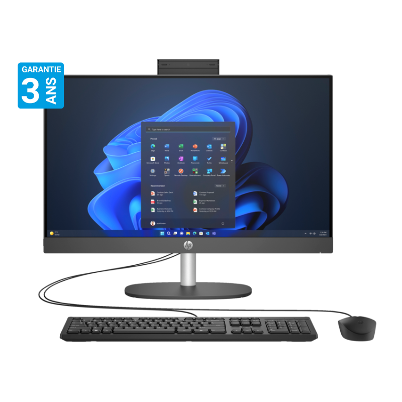 PC DE BUREAU ALL IN ONE HP PROONE 240 G10 I5 13È GÉN 20GO 512GO SSD / Noir