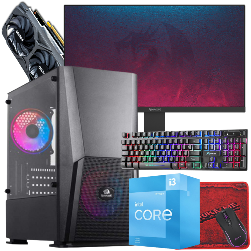 Setup Gamer Special Pc de Bureau Gaming / i3-12100F / GTX 1650 4G / 16 ...