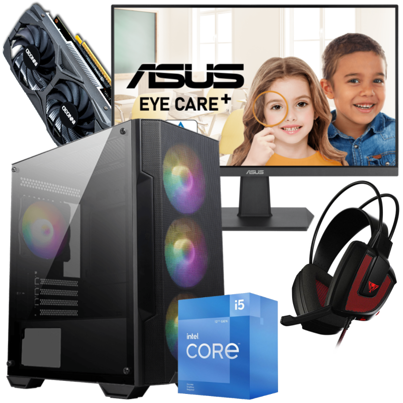 Setup Gamer Special Pc de Bureau Gaming / i5-12400F / GTX 1650 4G / 16 ...