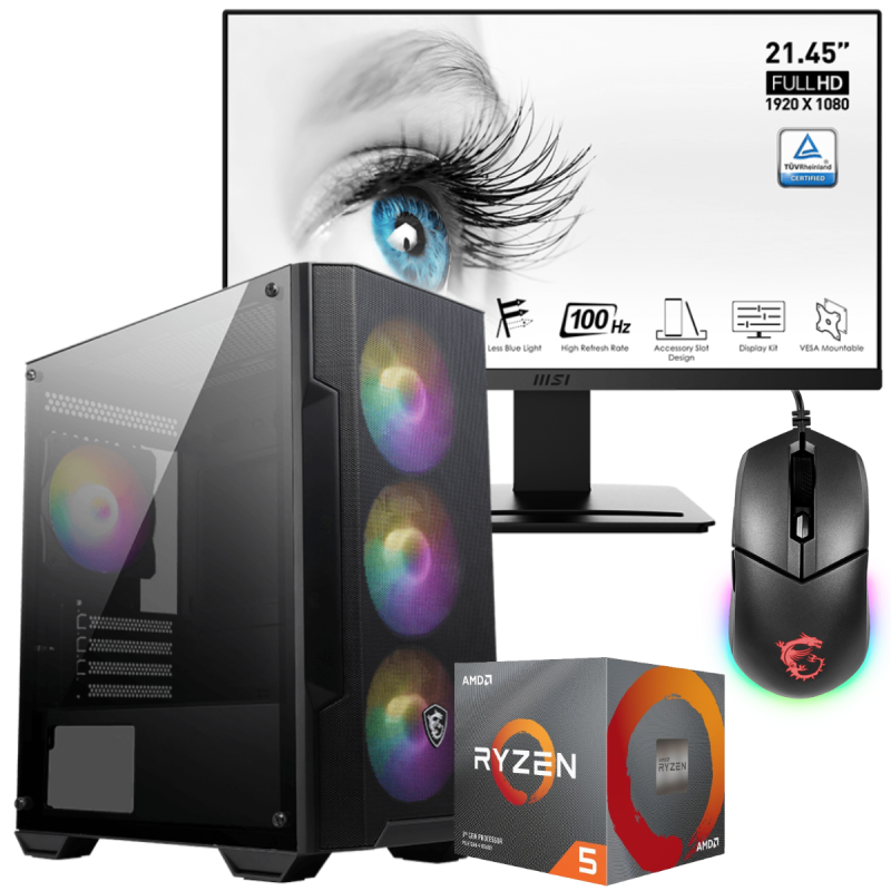 Setup Gamer SPECIAL Pc de Bureau Gaming / Ryzen 5 3400G / Vega 11 / 16 ...