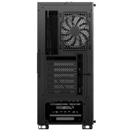 Boîtier Gamer NJOY FORT PC CASE ARGB / ATX & Micro ATX / Noir