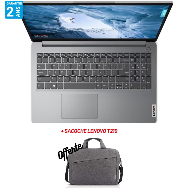 PC Portable Lenovo IdeaPad 1 15IGL7 / Intel Celeron N4020 / 32 Go / 256 Go SSD / Bleu / Windows ...