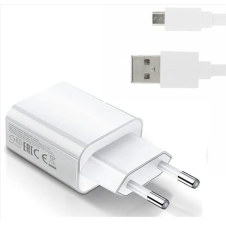 CHARGEUR SMART SERIES USB 2.4A / CABLE MICRO USB