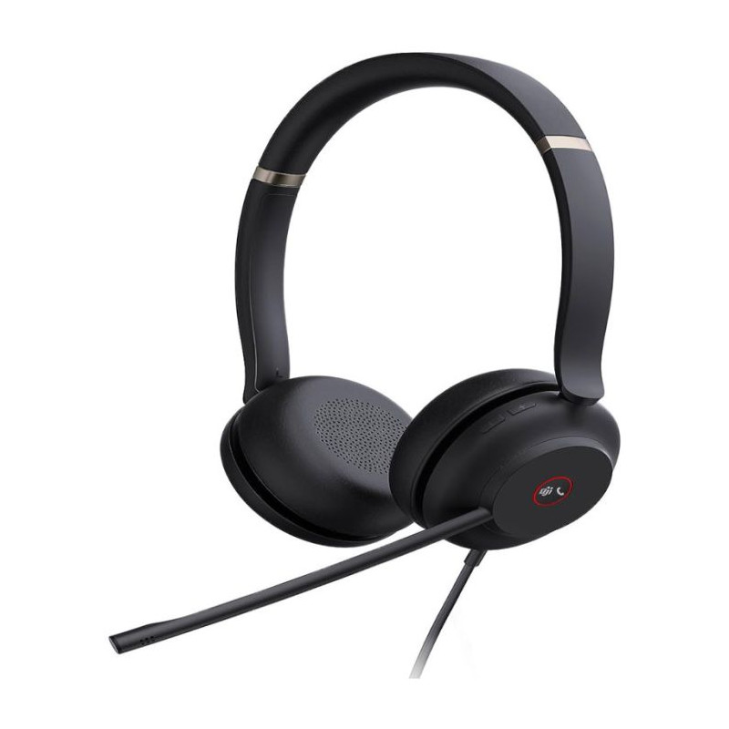 MICRO CASQUE FILAIRE YEALINK DUAL TEAMS UH37 / NOIR