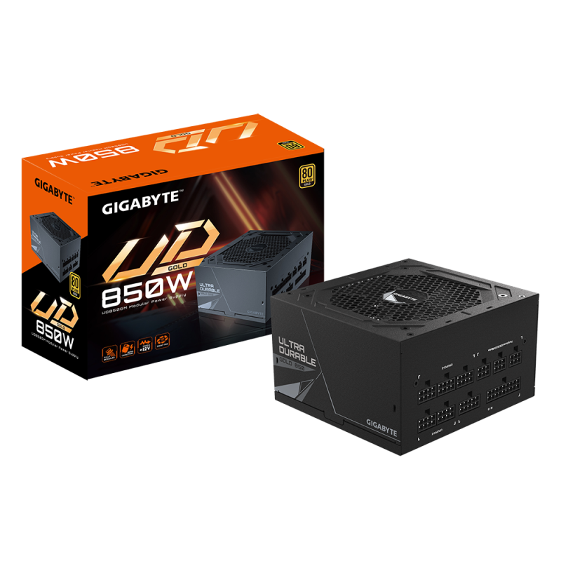 Boîte d'alimentation GIGABYTE / ATX 80 PLUS Gold / 850 W