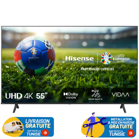 TV Hisense A6H CLASS A6 SERIES 55" SMART LED 4K UHD