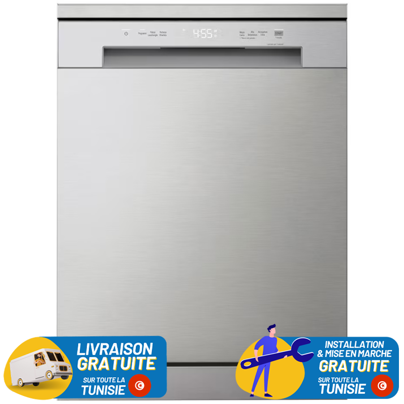 Lave-vaisselle LG DFC612FV QuadWash / 14 Couverts / 5 Programmes ...