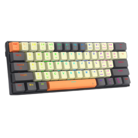 CLAVIER GAMER MÉCANIQUE REDRAGON CARAXES PRO K644 RGB RED SWITCHES / AZERTY