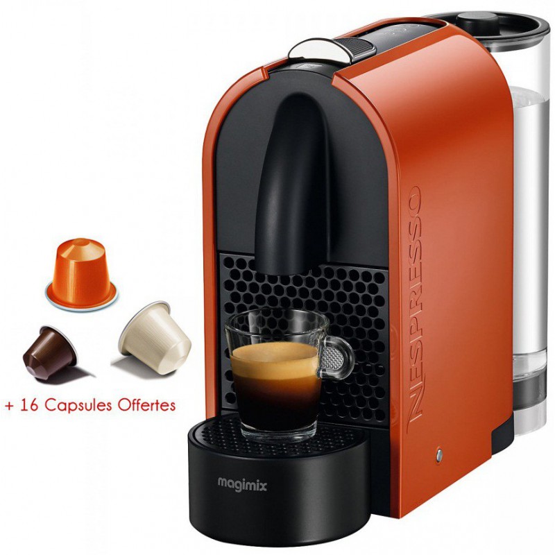 Machine à café à Capsule Magimix U / Orangé