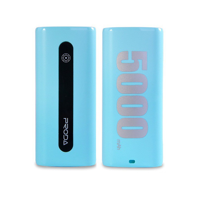 Power Bank Remax Proda E5 Li-Polymer 5000 mAh / Bleu