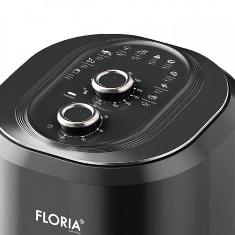 FRITEUSE FLORIA AIR FRYER DIGITAL 6 Litres - Noir