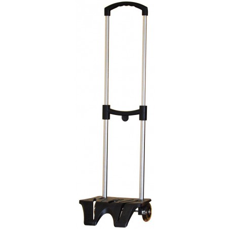 Chariot à roulettes Noir pour sac à dos