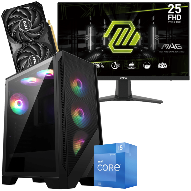 Setup Gamer Special Pc de Bureau Gaming / i5-12400F / RTX 4060 Ti 8G ...