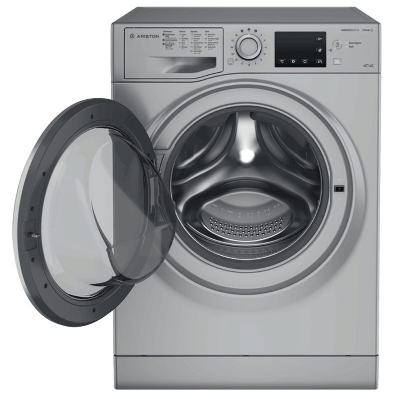 MACHINE LAVANTE S CHANTE ARISTON INVERTER 9KG 6KG SILVER MACHINE LAVANTE S CHANTE ARISTON INVERTER 9KG 6KG SILVER