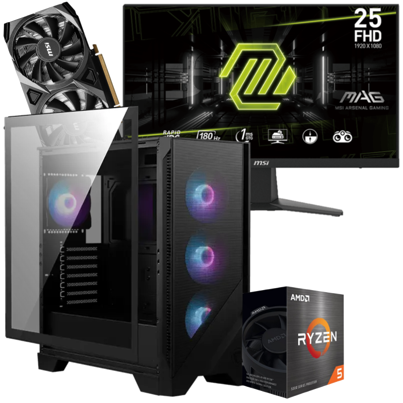 Setup Gamer Special Pc de Bureau Gaming / Ryzen 5 5500 / RTX 3050 8G ...