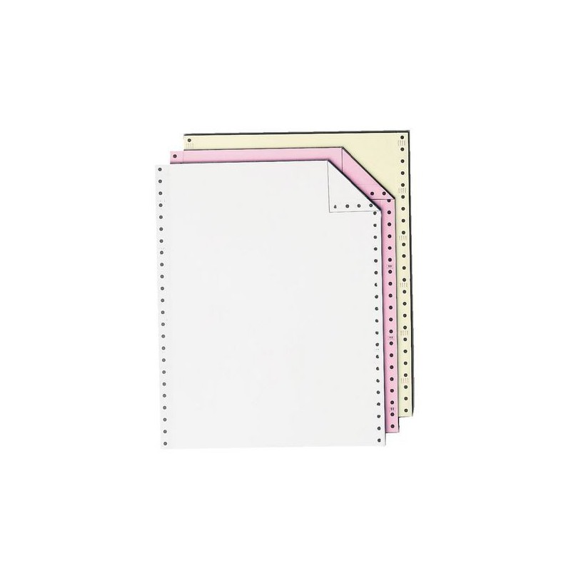 Papier Listing 3ex 11x38 cm / 500 Feuilles