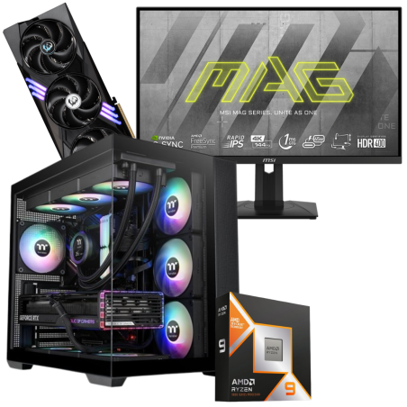 Setup Gamer Special Pc de Bureau Gaming / Ryzen 9 9900X3D / RTX 5070 ...