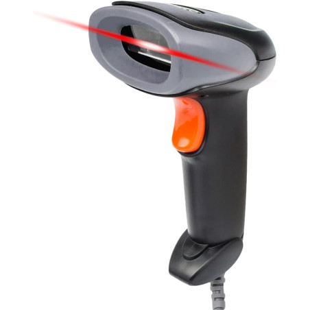 Douchette Code a barre A9 1D 2D QR wired barcode scan