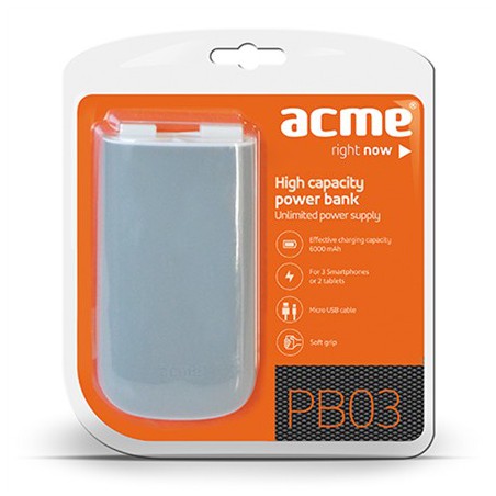 Power Bank ACME PB03 / 6000 mAh